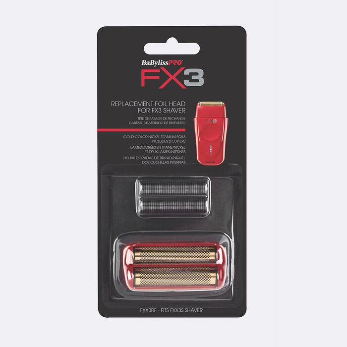 BaBylissPRO FX3 Red Shaver Replacement Foil & Cutter FXX3RF – Premium ...