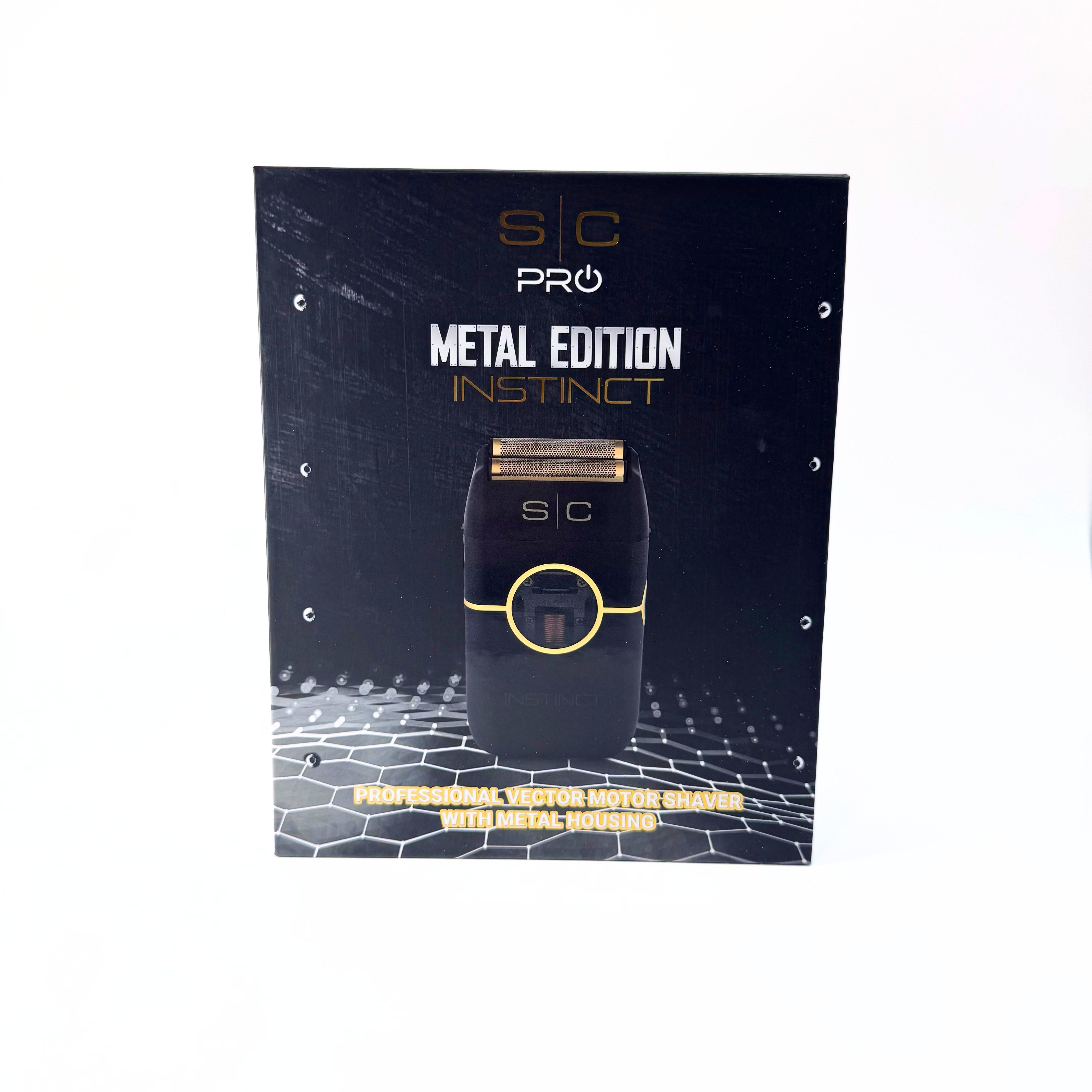 StyleCraft Instinct Metal Double Foil Shaver SC807B – Chic Beauty Depot